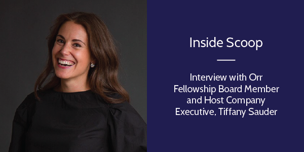 Inside Scoop: Interview with Orr Fellowship Board Member and Host ...